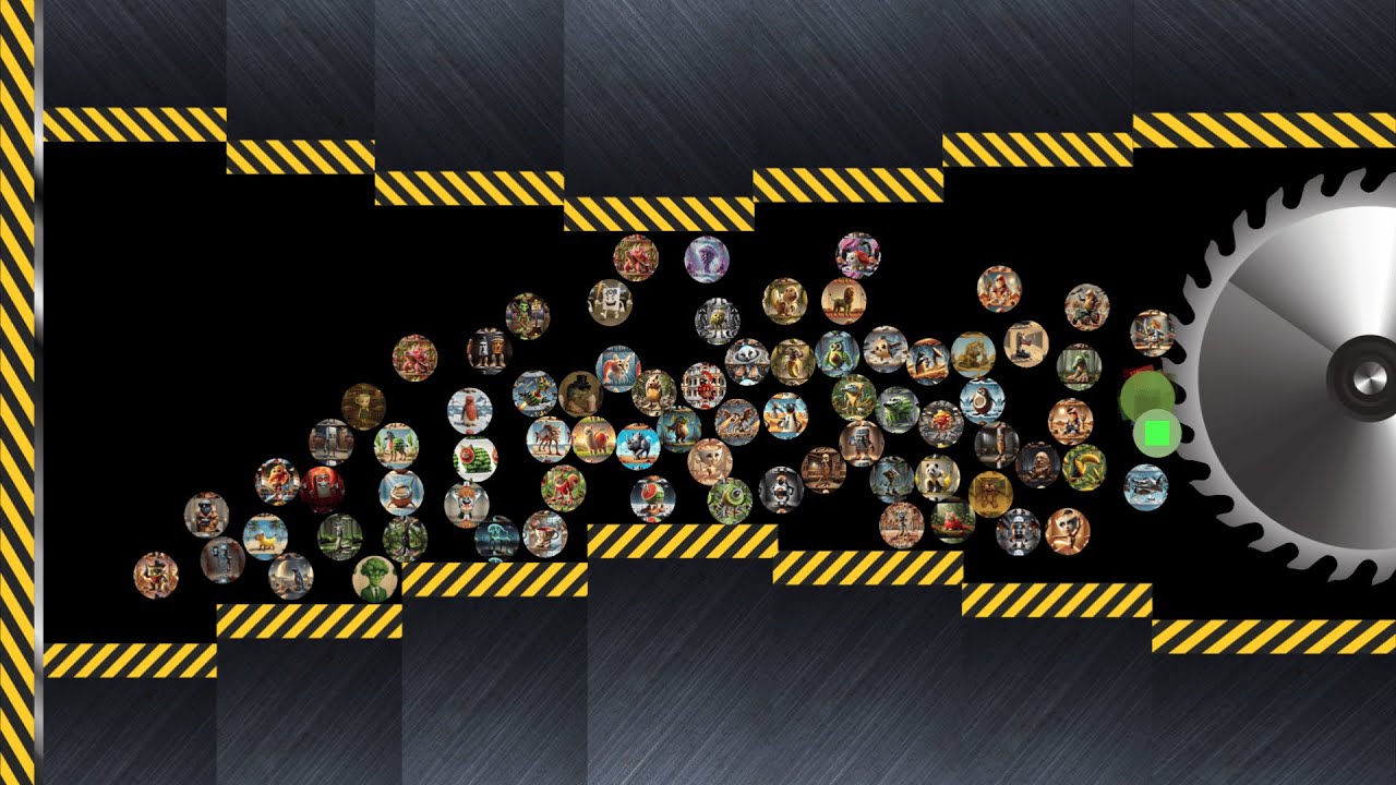 ALL 120 Italian Brainrot Survival Marble Race In Algodoo | Round 4 ...