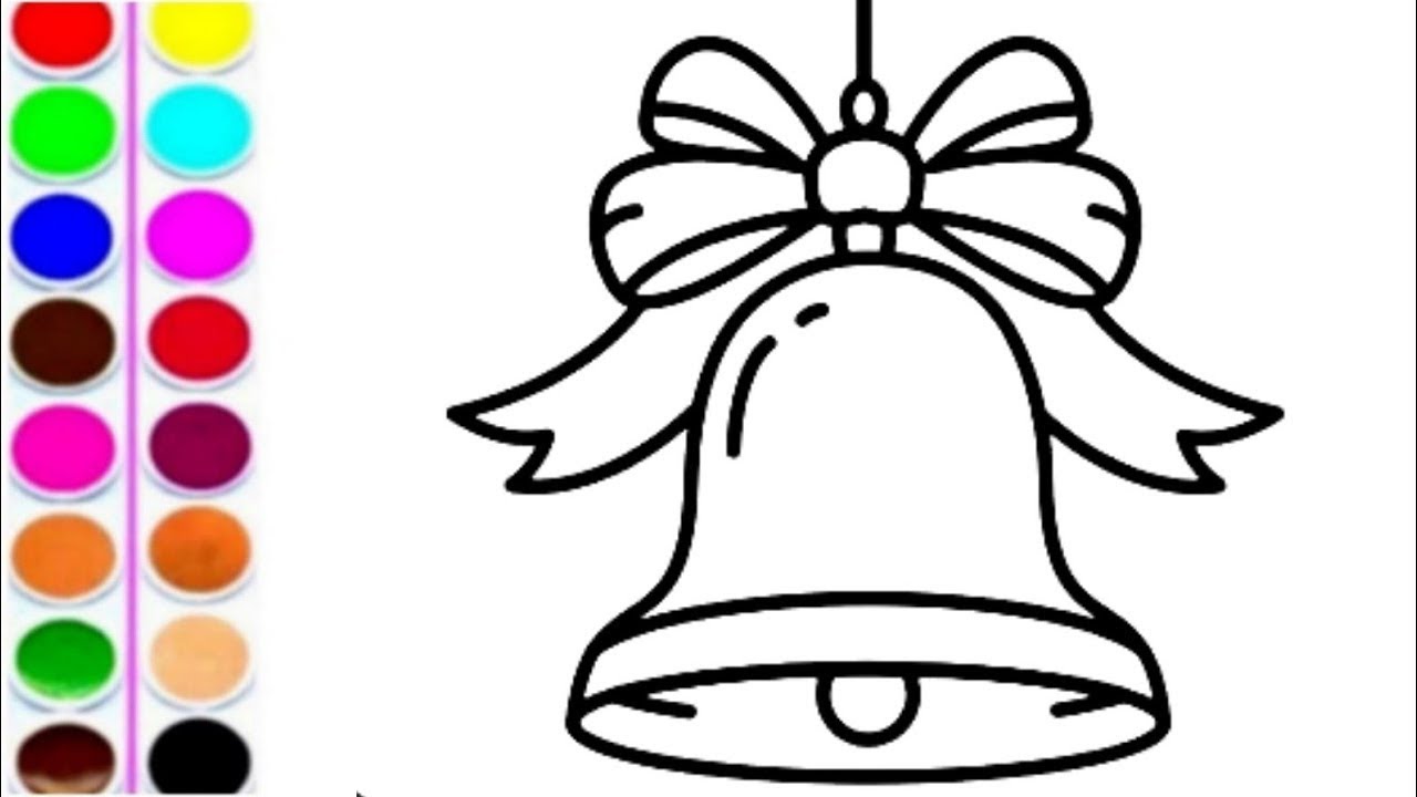 Christmas Bell Drawing Easy For Kids