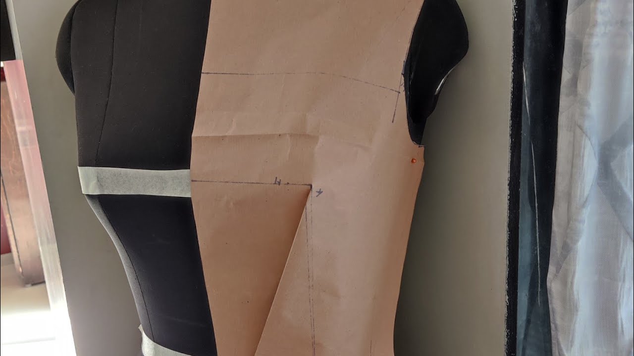 Front basic bodies block drafting (size-10) in Hindi test fit, Pattern ...