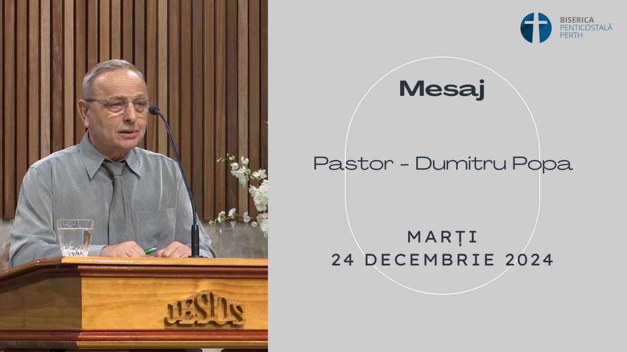 Dumitru Popa: Luca 2:1-7 - YouTube