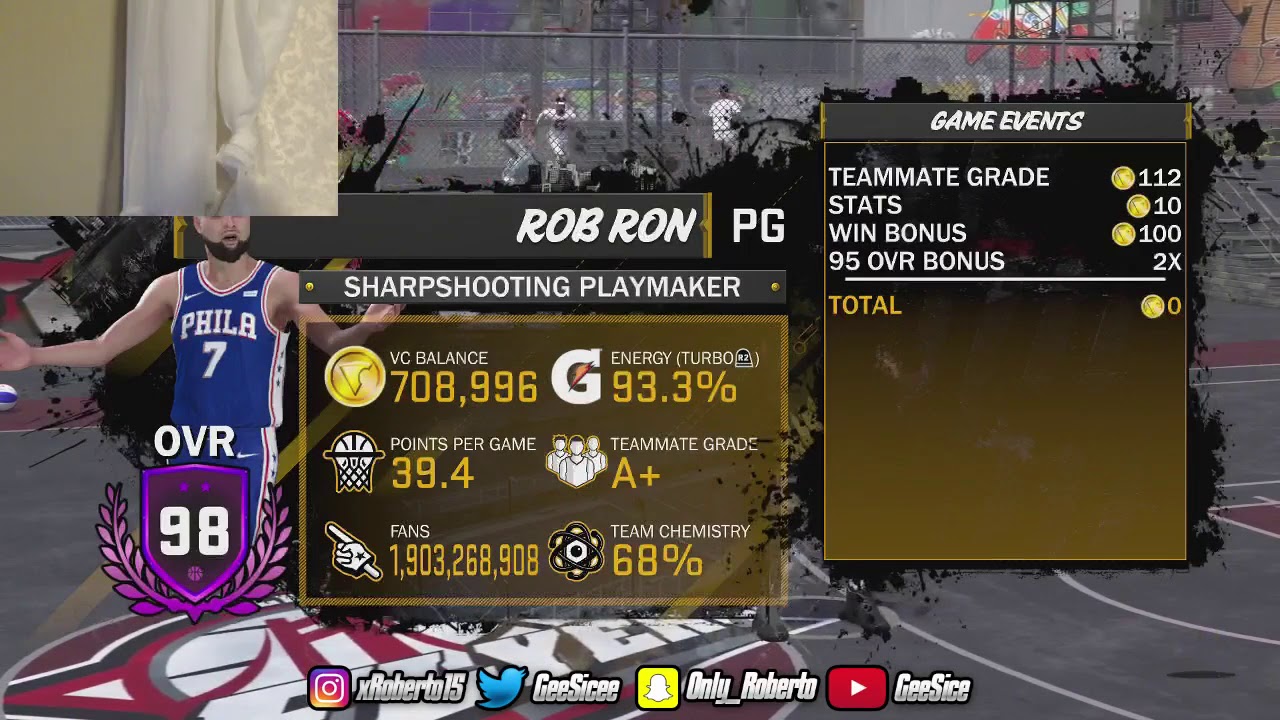 GeeSice's REACTION TO BEING THE FIRST 99 OVERALL IN 2K18 - YouTube