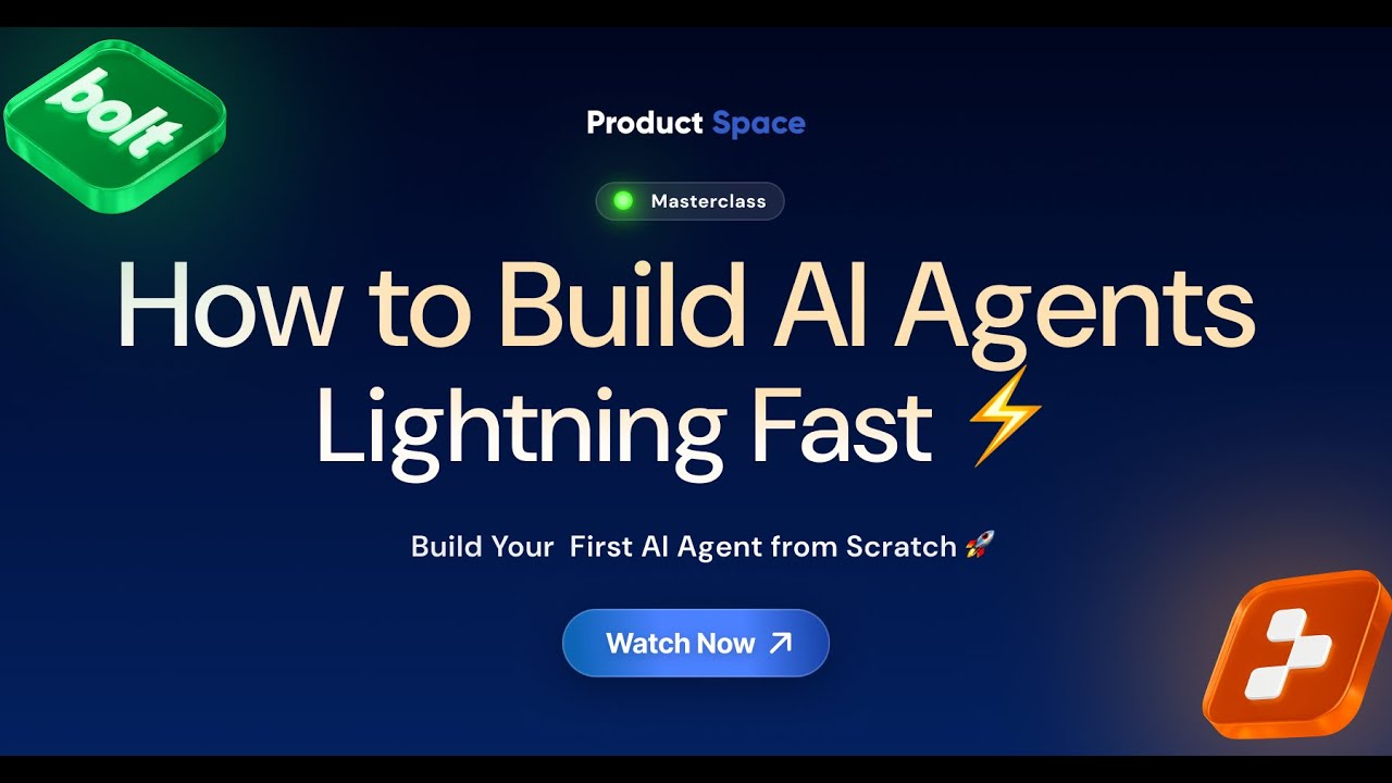 Build AI Agents Lightning Fast ⚡| Product Space - YouTube
