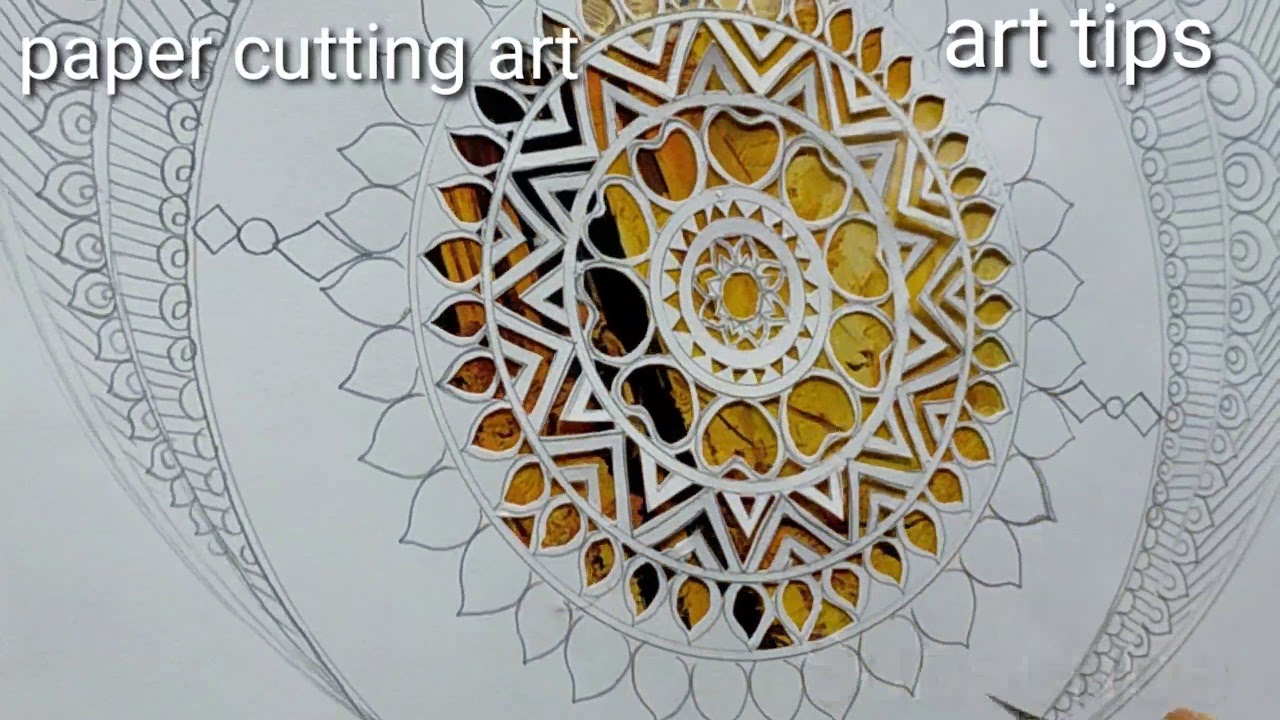 mandela Paper Cutting art/paper craft/fine paper cut/paper design ...