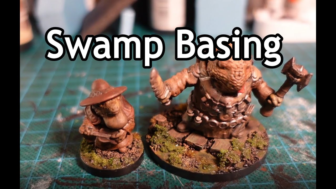 Easy Swamp Basing for minis - YouTube