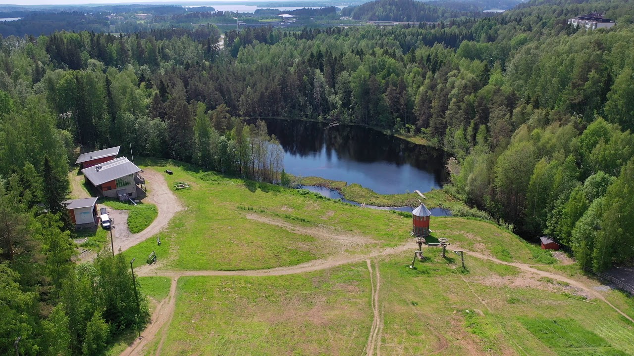 Tampere Mustavuori laskettelukeskus Ilmakuvaus Dji Mavic 2 Pro drone ...