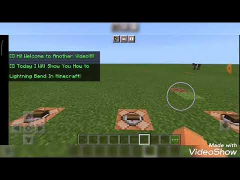 How to Lightning Bend in Minecraft Bedrock edition (command block ...