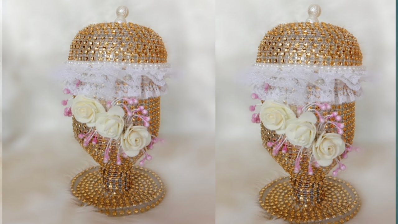 Tempat Permen Cantik Elegant dari Botol Plastik || DIY, Home Decor ...