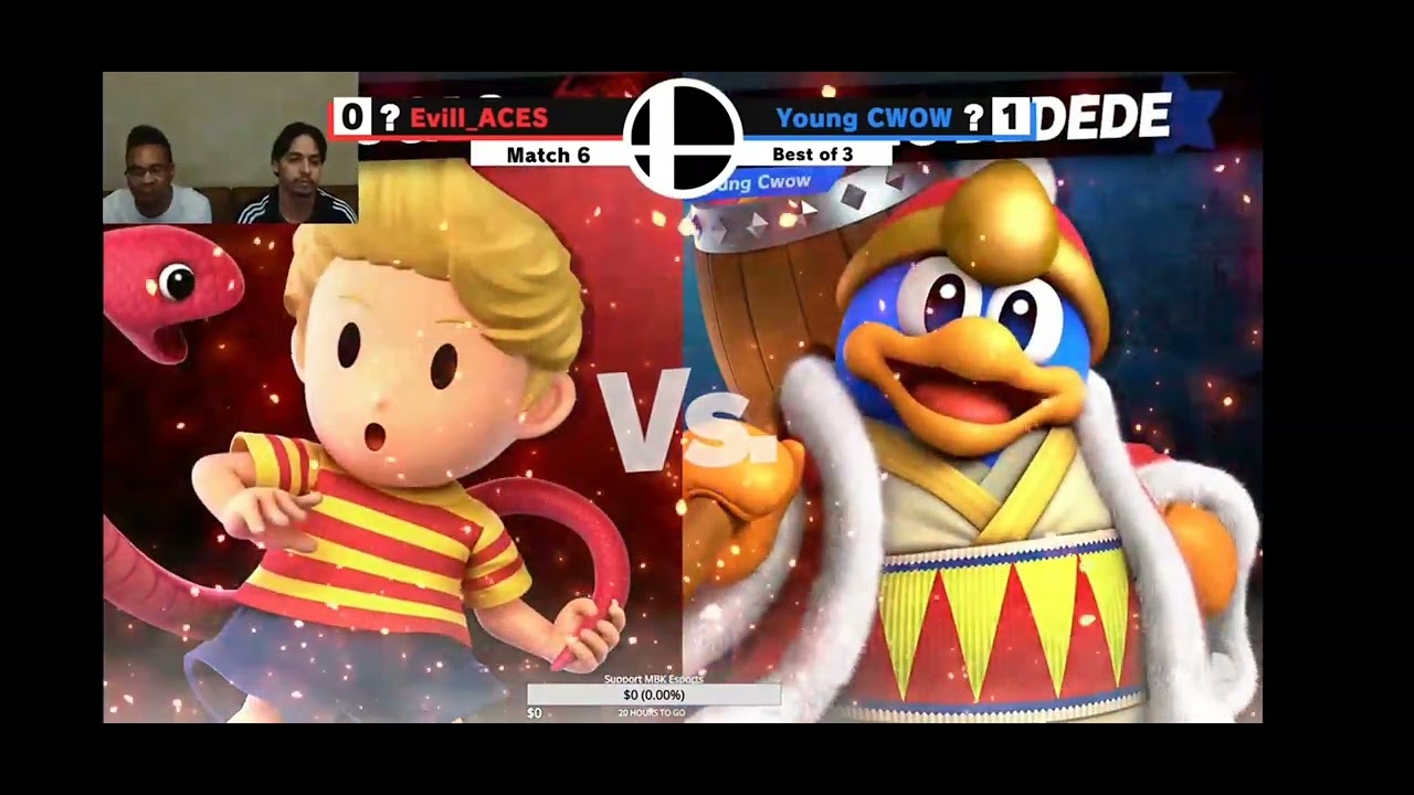 My First in person smash bros tournament. Young Cwow vs EVIL-ACES ...