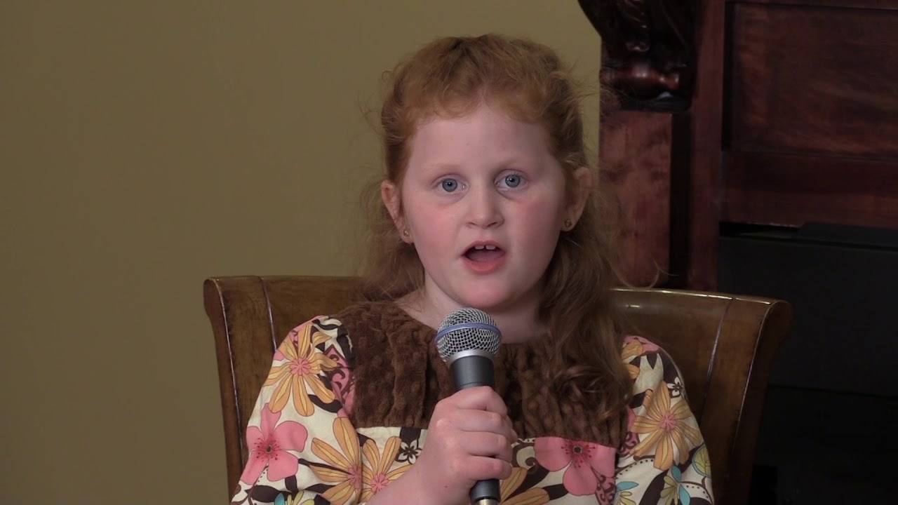 Riley Bowers sings Thanks God on Our Mountains - YouTube