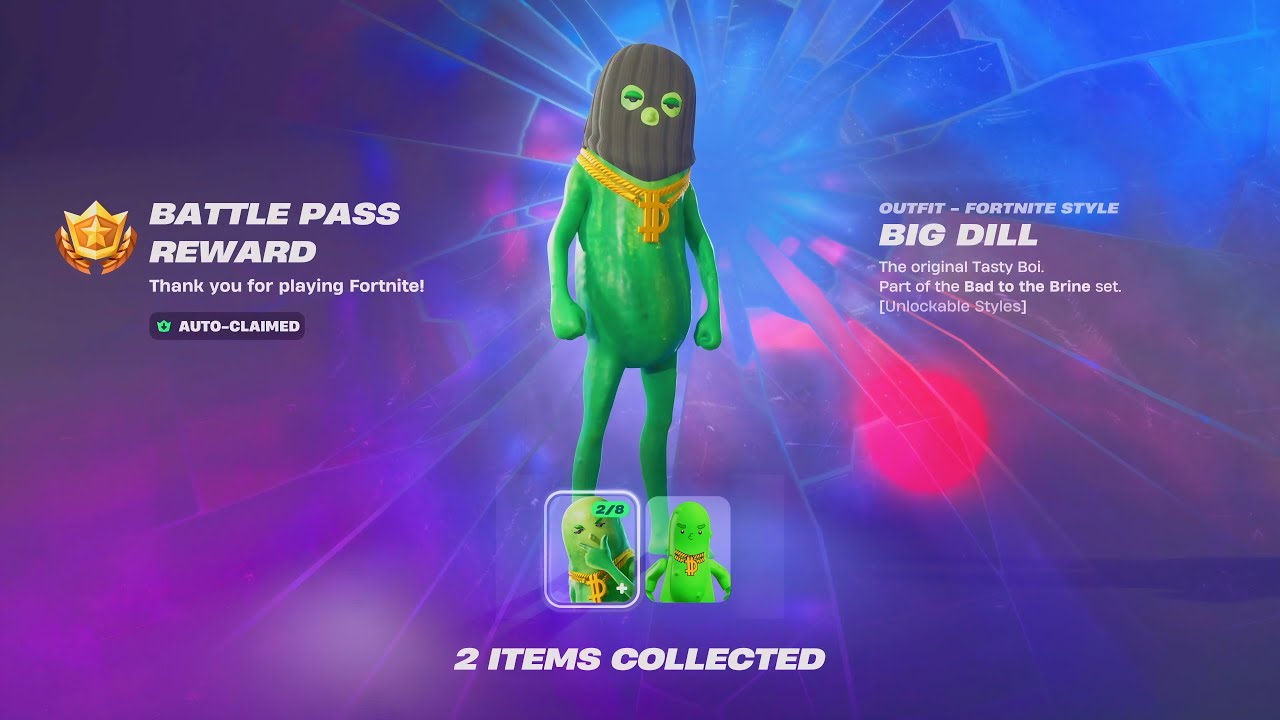 Easy Fortnite Win as The BIG DILL! Crown Win 👑 - YouTube