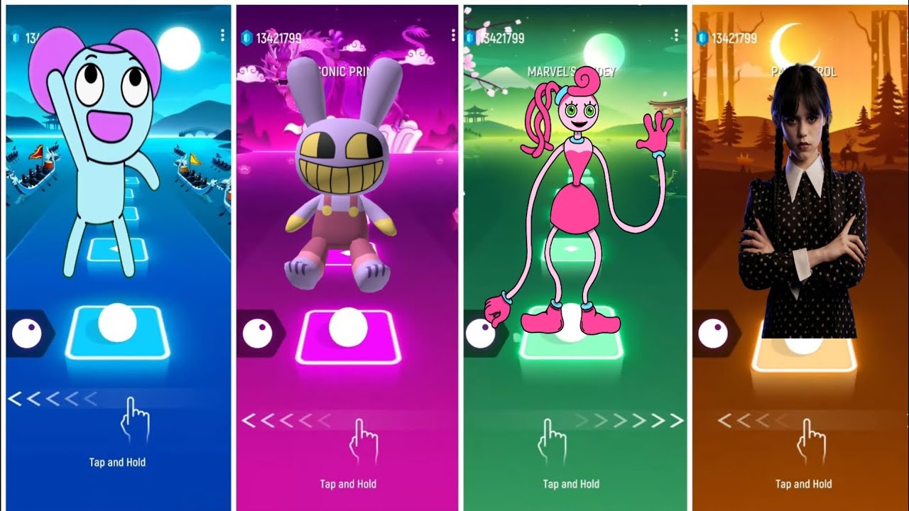 Pibby🆚Jax The Amazing Digital Circus🆚Poppy Playtime Game Toons🆚 ...