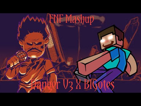 FNF Mashup (Danger V3 X BIGotes) John (Full Power). VS Herobrine - YouTube