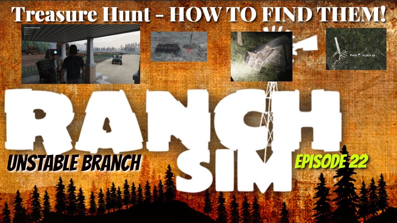 Ranch Simulator - How to Find the Treasures #ranchsim - YouTube