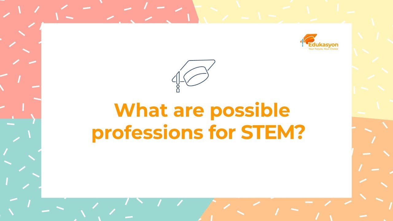 What are the possible professions for STEM? - YouTube