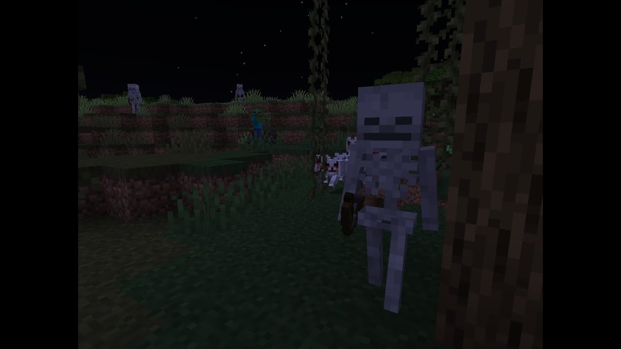 Minecraft Skeleton VS Minecraft Wolf! *insane* - YouTube