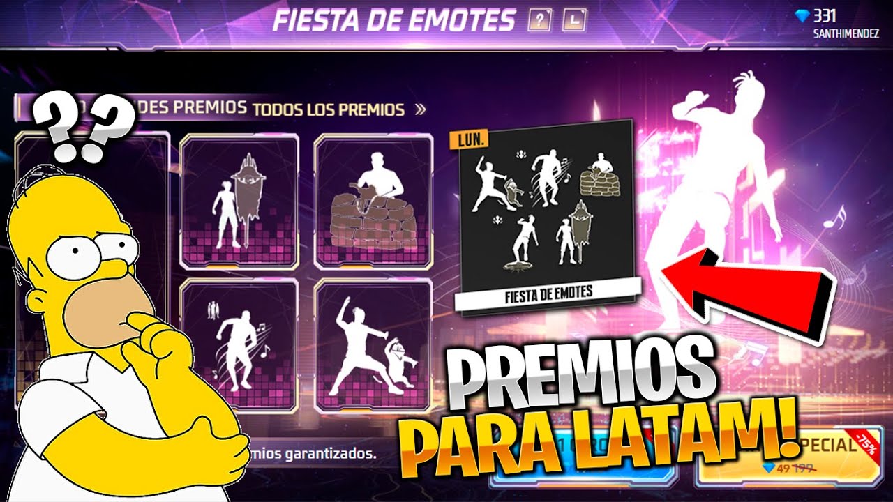 PREMIOS DEL EVENTO FIESTA DE EMOTES PARA LATAM ¿Como Funciona? GANA ...