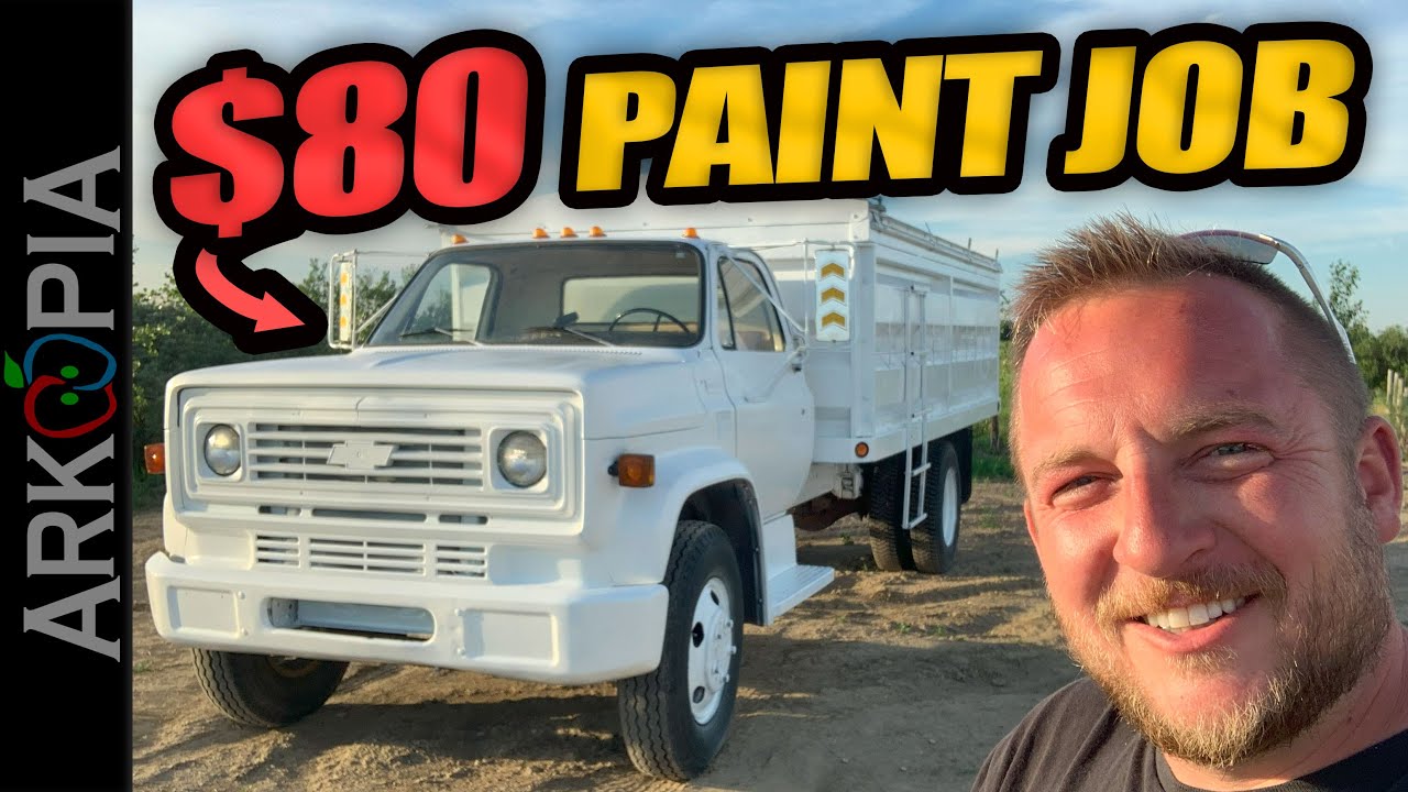 🎨$80 Paint Job on the Grain Truck - Keeping and maintaining good old ...