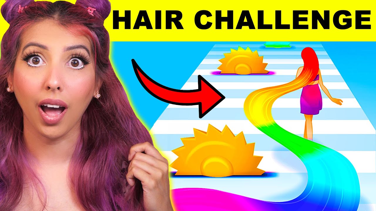 I Tried The Hair Challenge App Game - YouTube
