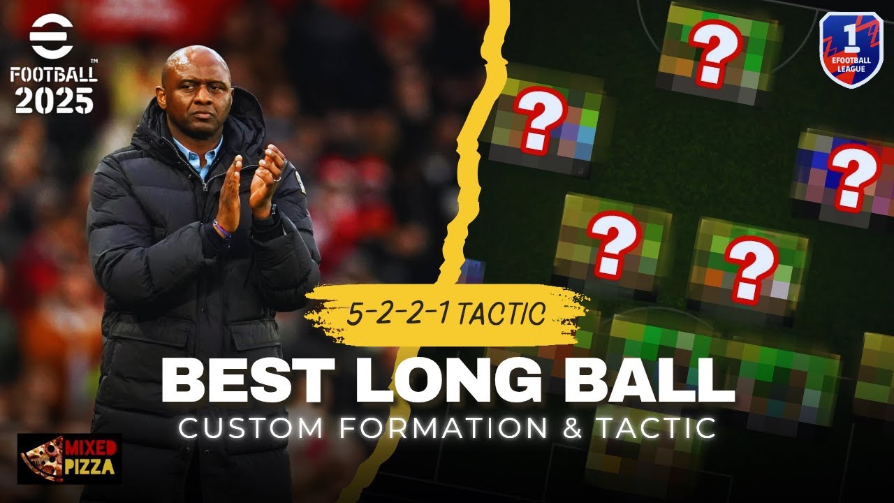 Long Ball Formation - Custom Tactic & SETUP | eFootball™2025 - YouTube
