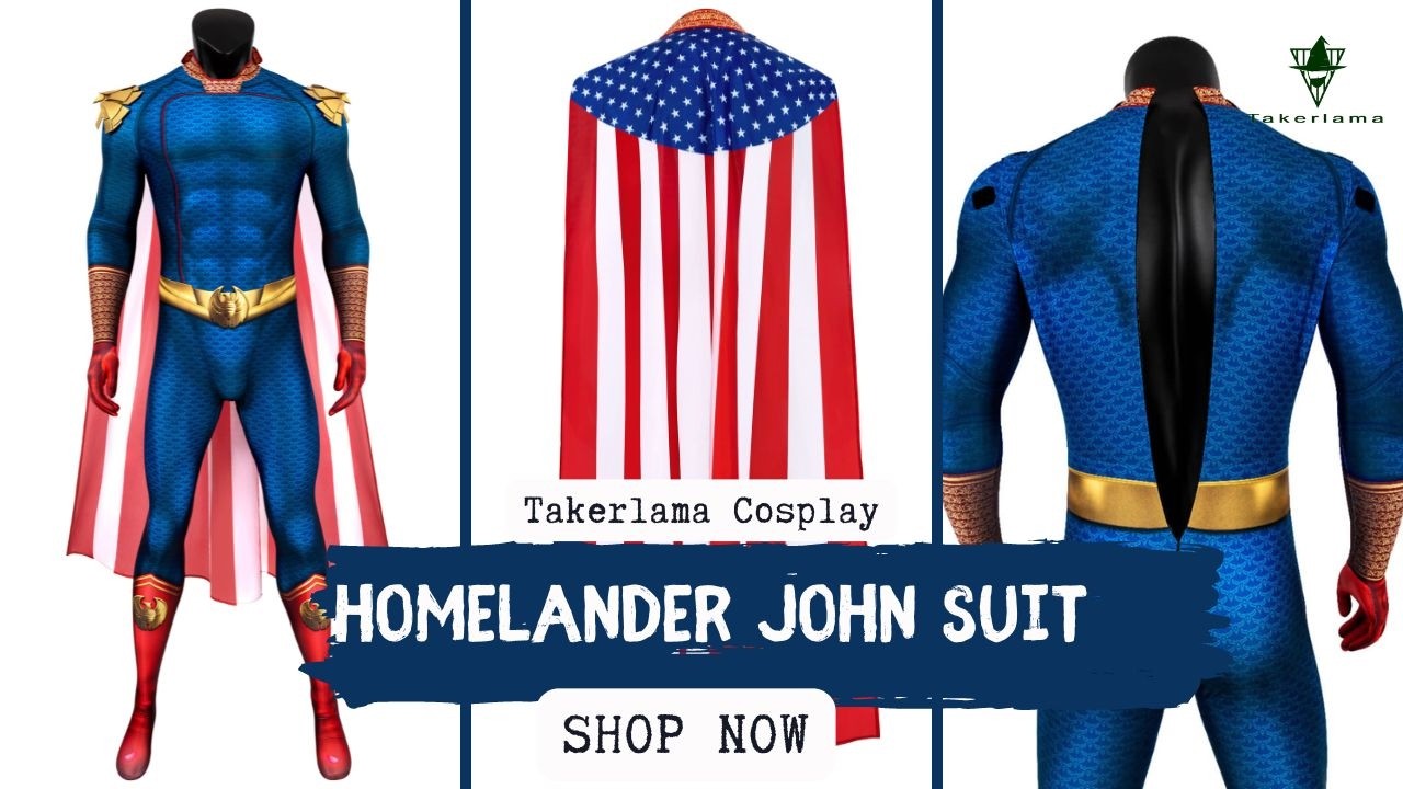 #Takerlama The Boys Homelander John Cosplay Costume Halloween Superhero ...
