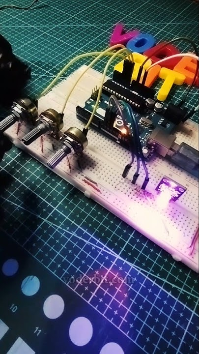 Control de un LED RGB (KY-016) mediante tres potenciómetros y una placa Arduino #arduino #robot ...
