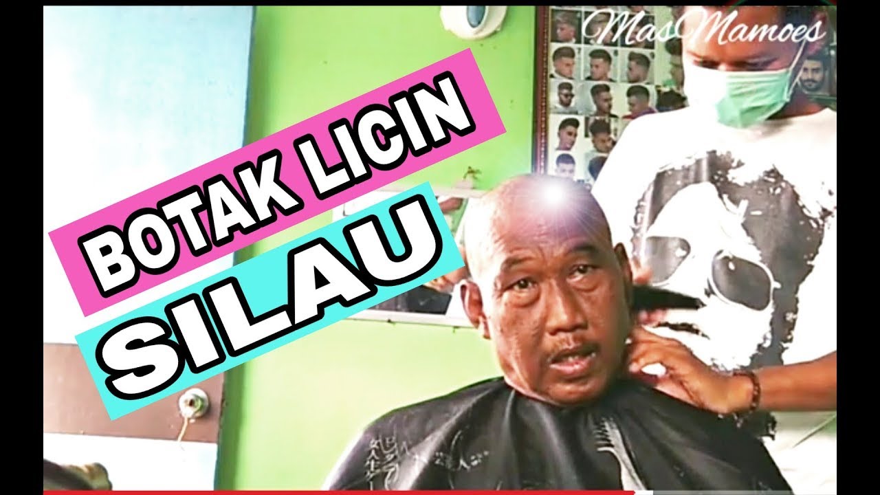 Botak licin menggunakan KEMEI KM-5021 - YouTube