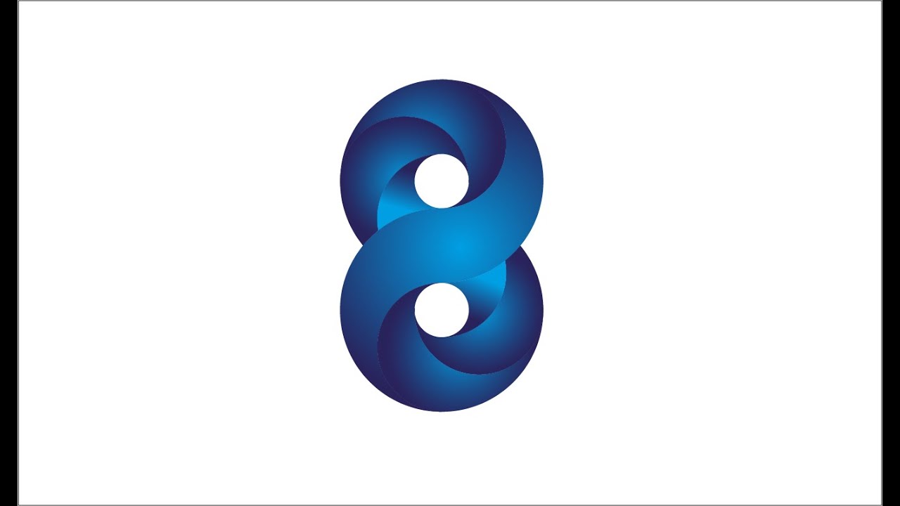 How to design infinity sign in Ai? #graphicdesign#design#art - YouTube
