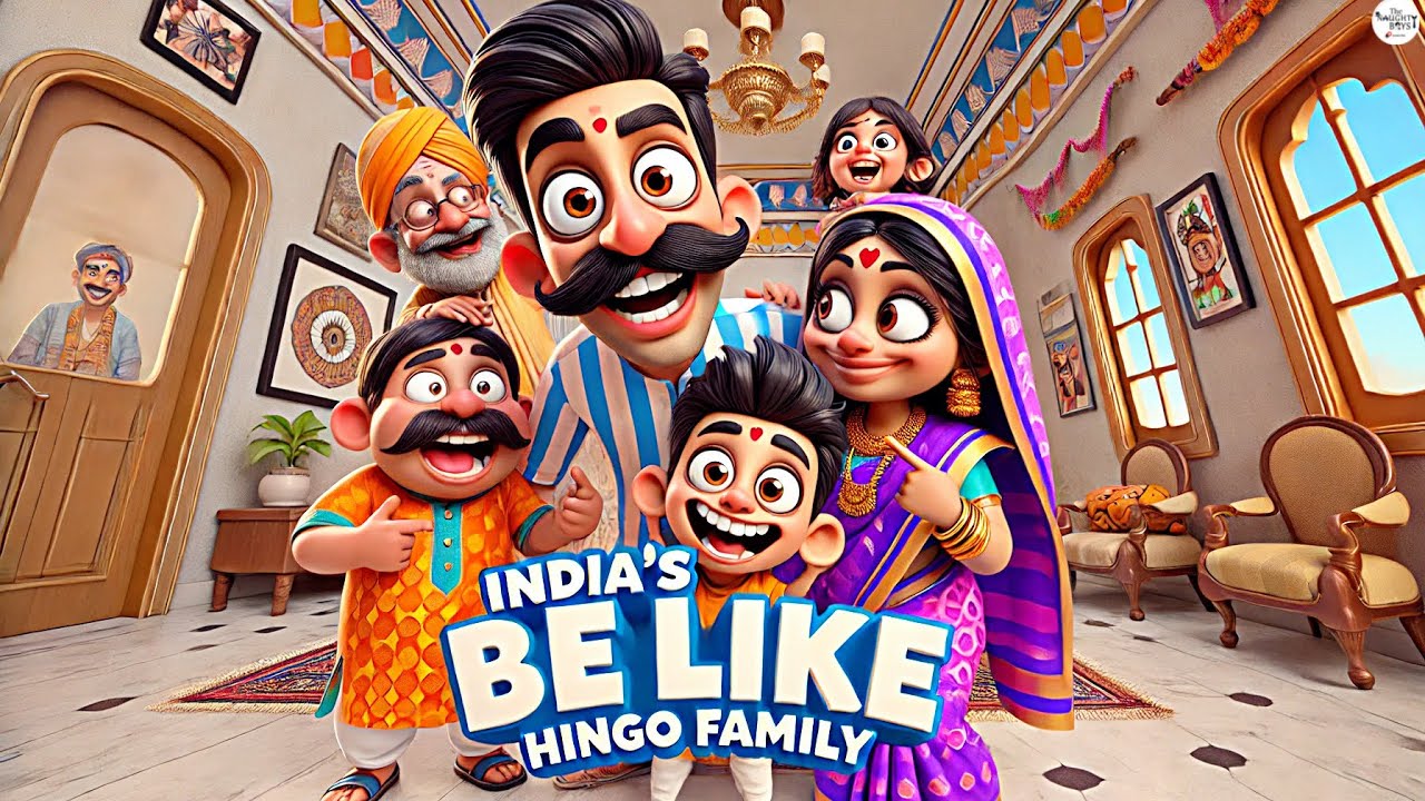 INDIA’S BE LIKE - HINGO FAMILY | @Thenaughtyboys | CARTOON - YouTube