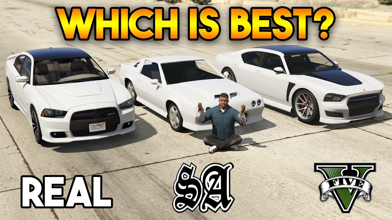 GTA 5 VS REAL VS SAN ANDREAS : BUFFALO (WHICH IS BEST?) - YouTube