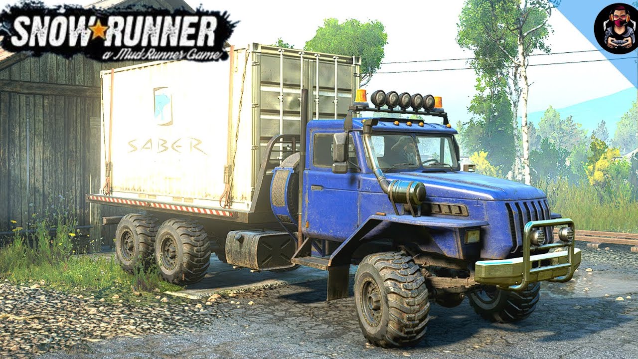 SnowRunner Deliver to the Radar tower: Cargo Container Voron AE-4380 ...