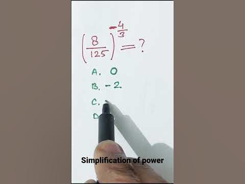 Power Math Tricks l Simplification SSC CGL Math Trick l Root problem l #shorts #kavishateacher ...