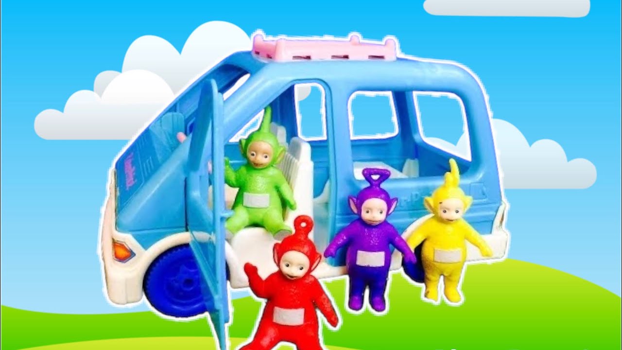 Toys Playing Compilation Van Teletubbies Dollhouses Part 2 - YouTube