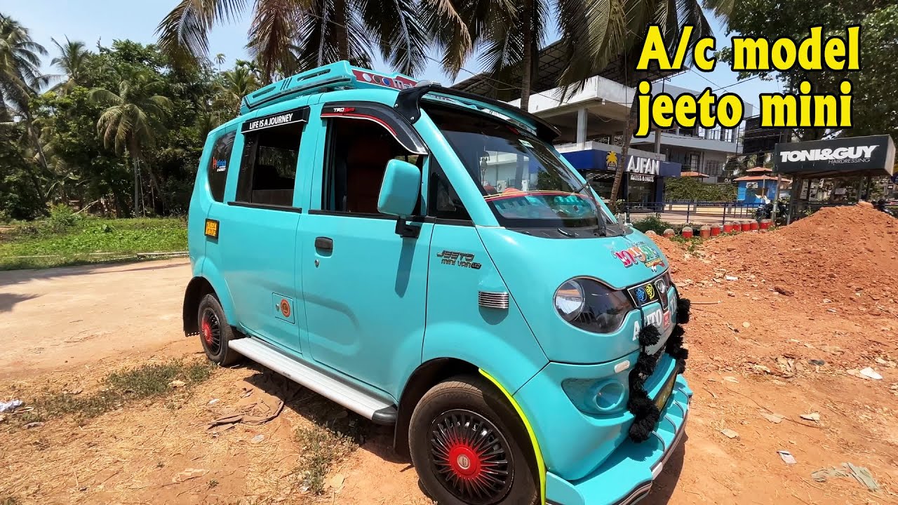 A/c model jeeto mini van in-2024malayalam/Vtube/video - YouTube
