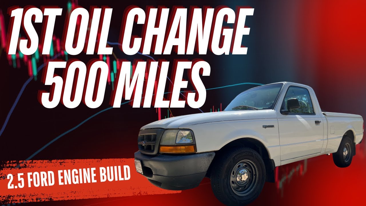 First Oil Change After Our 2.5L Ford Ranger Engine Rebuild - Step-by ...