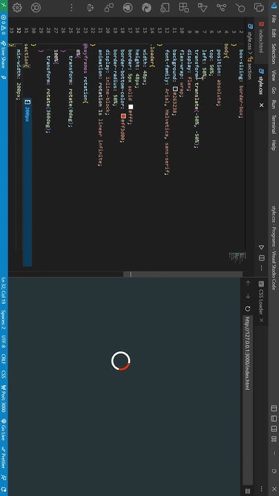 Coding Webdesign Animation Loading Htmlcss Cssanimation Csseffect Code Frontend Youtube