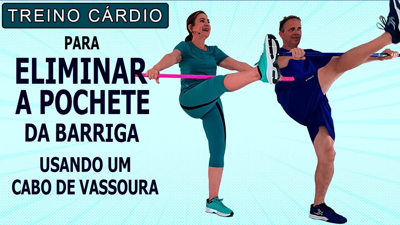 🔴 TREINO CÁRDIO PARA ELIMINAR POCHETE DA BARRIGA USANDO UM CABO DE ...