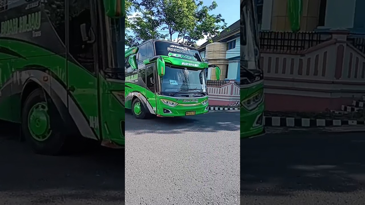 perang basuri bus buah hijau trans (banana) dan (kenzo) #perang #basuri ...