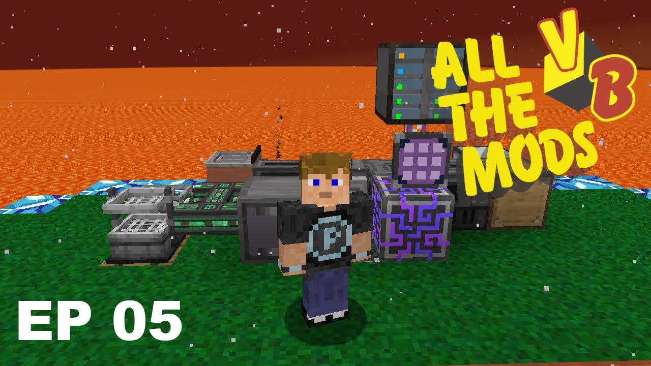 ATM Volcano Block SMP Ep. 05 Applied Energistics 2! - YouTube