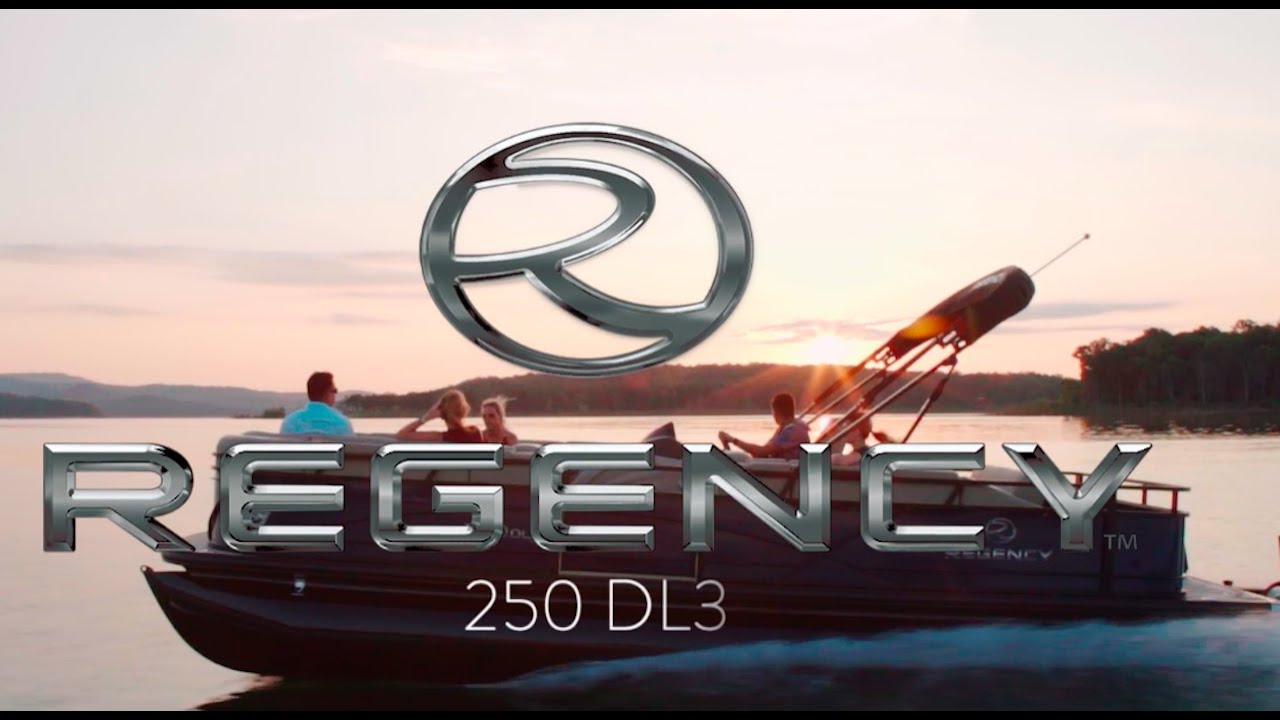 REGENCY 250 DL3 Pontoon Boat - YouTube