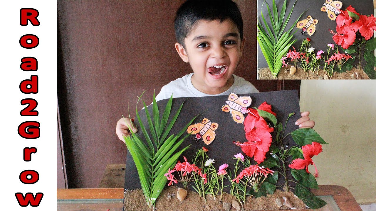 How to make innovative chart garden project for kids in Tamil |How to ...
