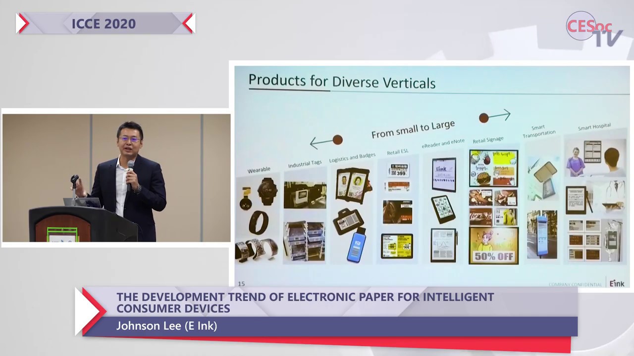 Johnson Lee, E Ink. The Development Trend of Electronic Paper for ...
