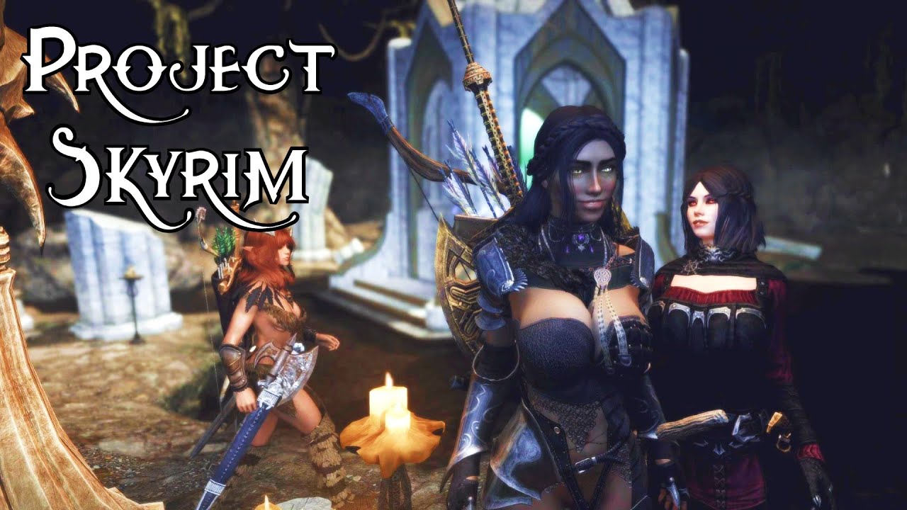 4,000+ mod list - Project Skyrim: Darkfall Cave - YouTube