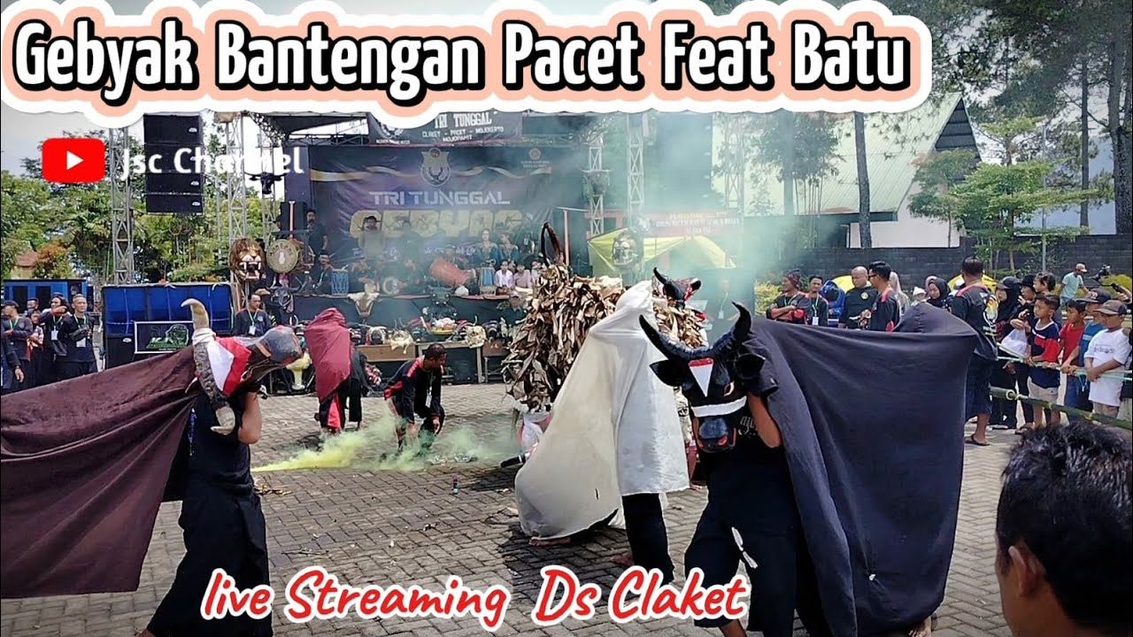 #live Gebyak Seni Bantengan Pacet Feat Batu Ds Claket Hari ini - YouTube
