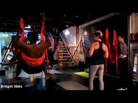 Lauras First Sling Class and Shaq attack - YouTube