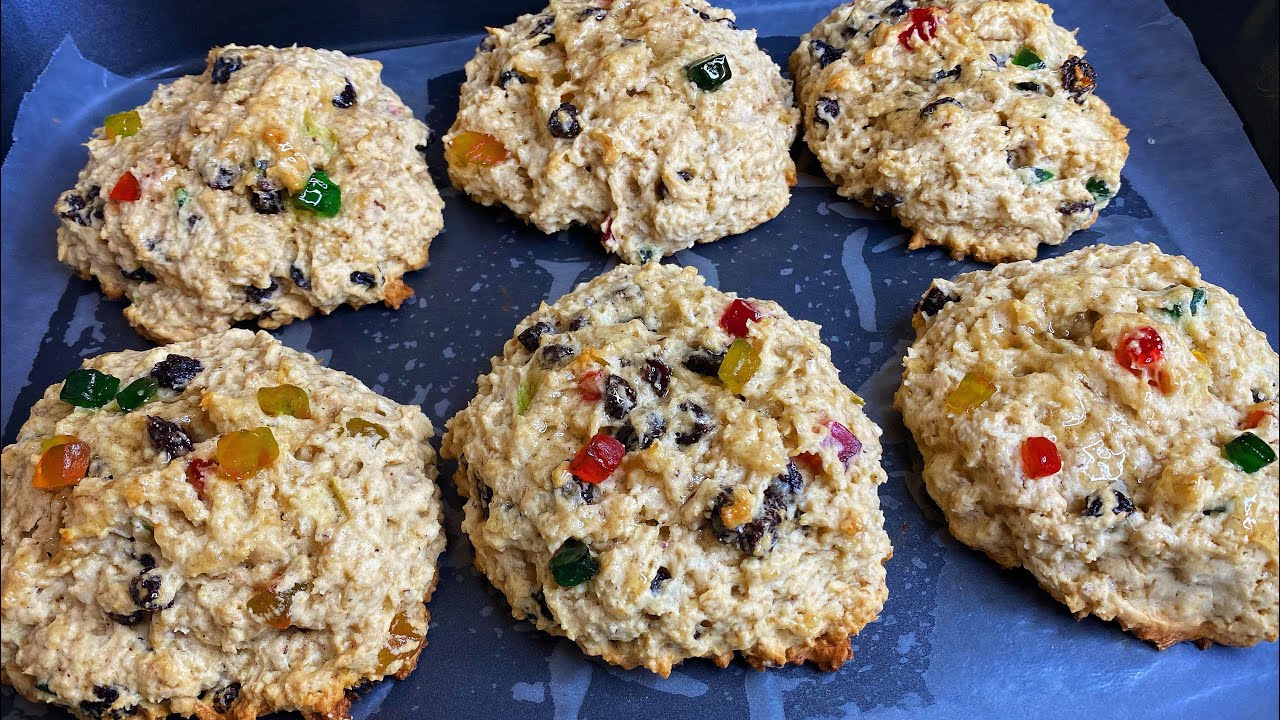 Rock Cake/Coconut Drops/Rock Bun Recipe. - YouTube