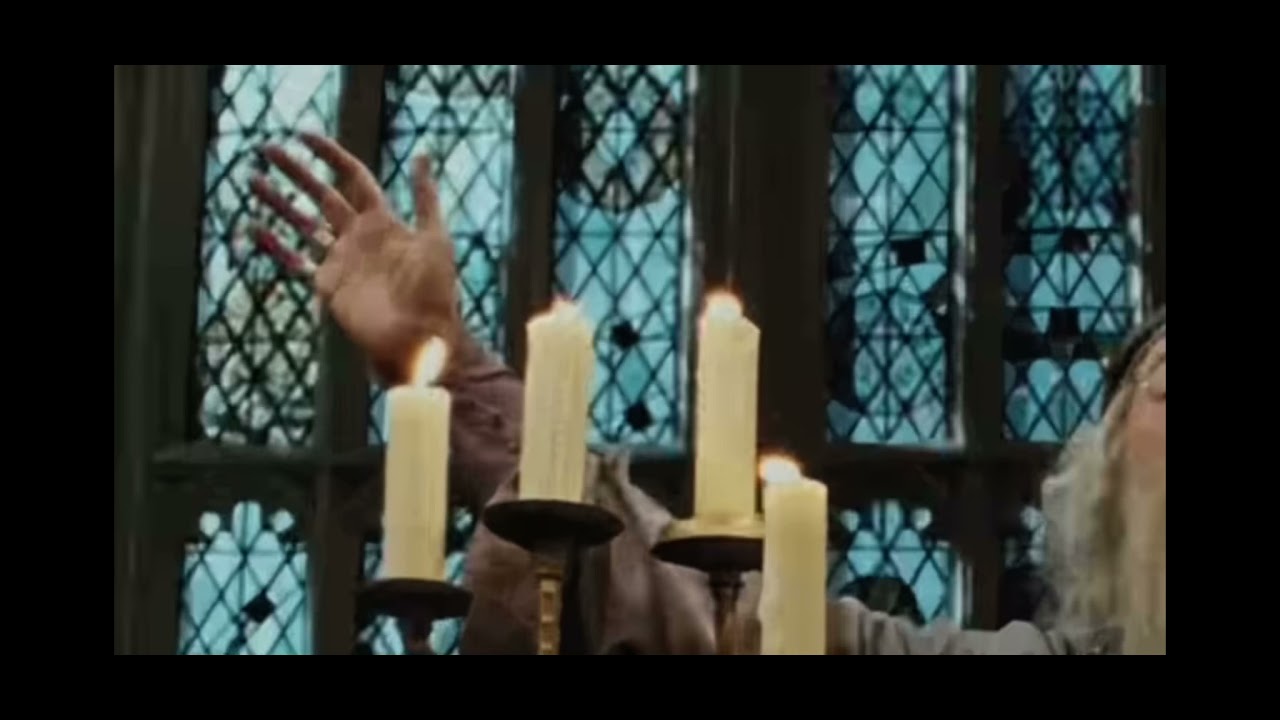 Dumbledore Burns His Hand - YouTube