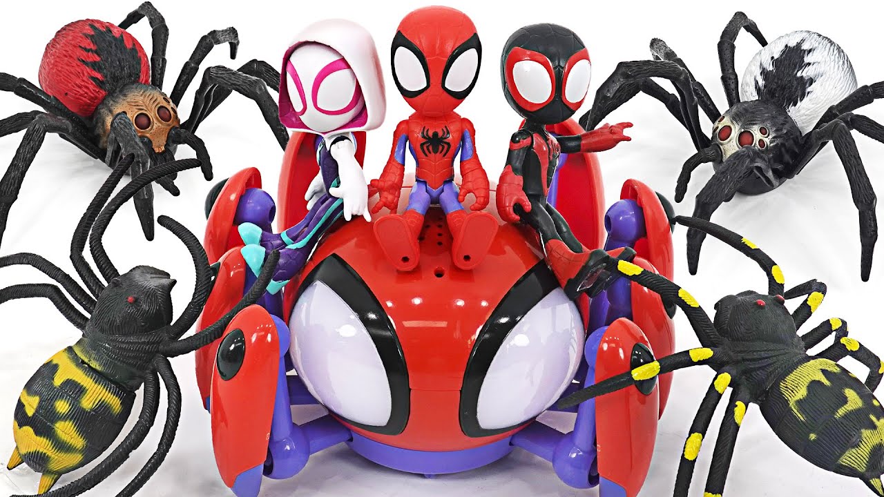 Spider-Man! Defeat the giant spider army! | DuDuPopTOY - YouTube