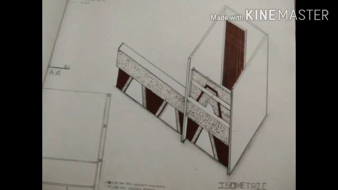 Bank Counter Detail Drawing