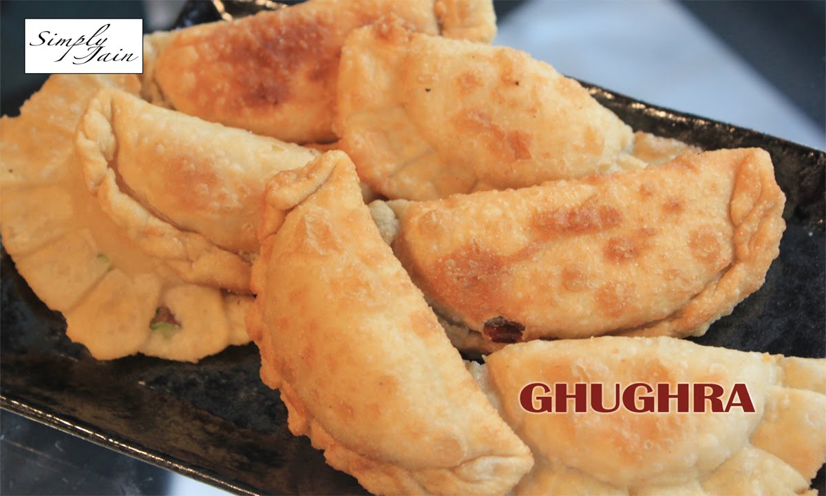Ghughra | How To Make Ghujiya | Indian Sweets | Simply Jain - YouTube