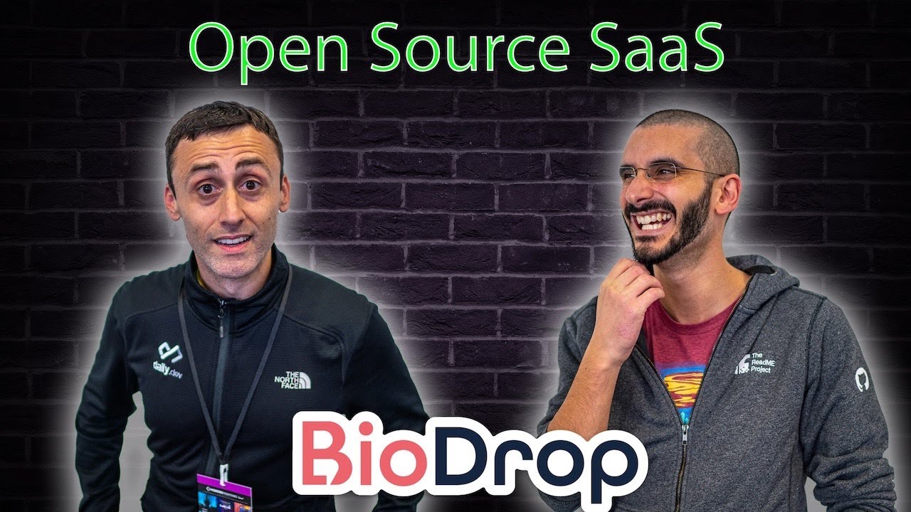 Open Source SaaS BioDrop with @francescociulla - YouTube